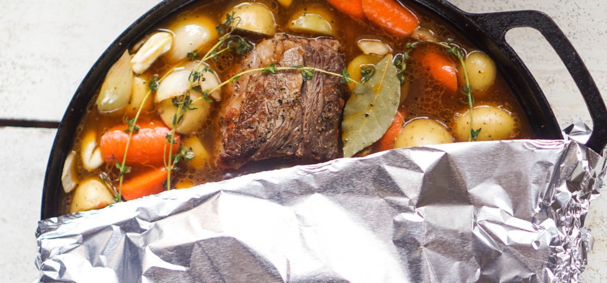 Skillet Beef Short Rib Pot Roast Recipe | SideChef