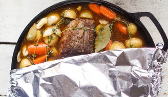 Skillet Beef Short Rib Pot Roast Recipe | SideChef