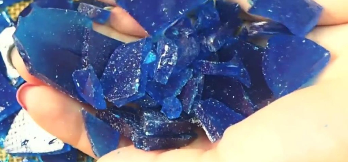 Easy Blue Glass Candy Recipe | SideChef