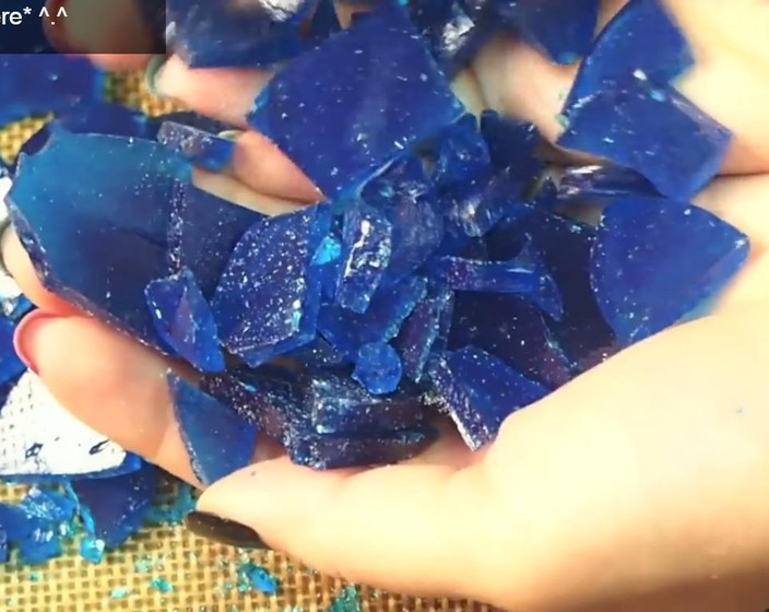 Easy Blue Glass Candy Recipe | SideChef
