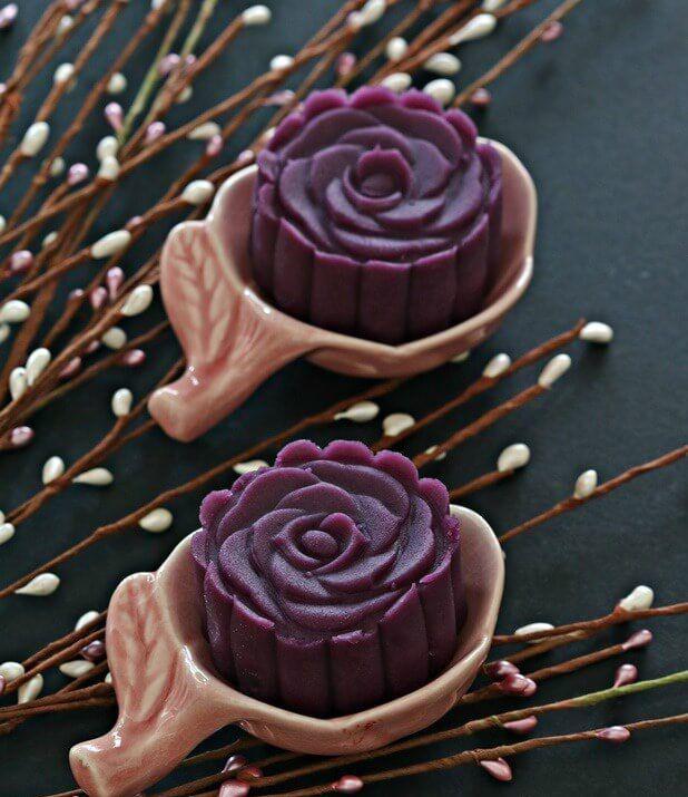Purple Sweet Potato Mooncakes Recipe | SideChef