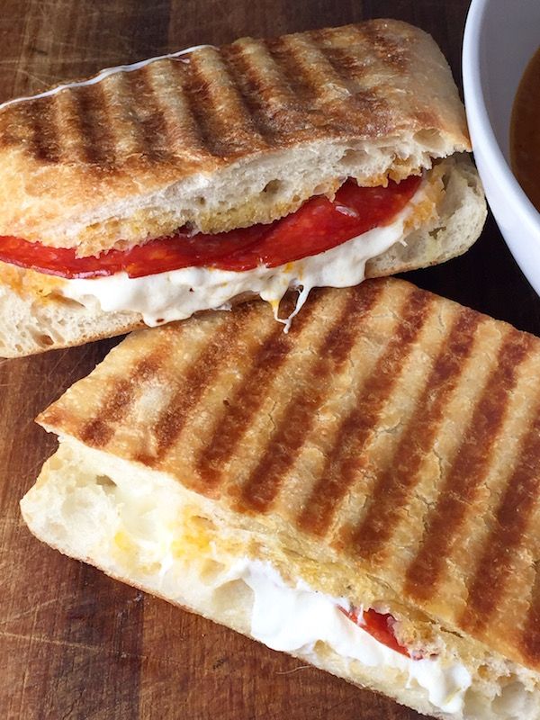 Mozzarella & Pepperoni Panini Recipe | SideChef