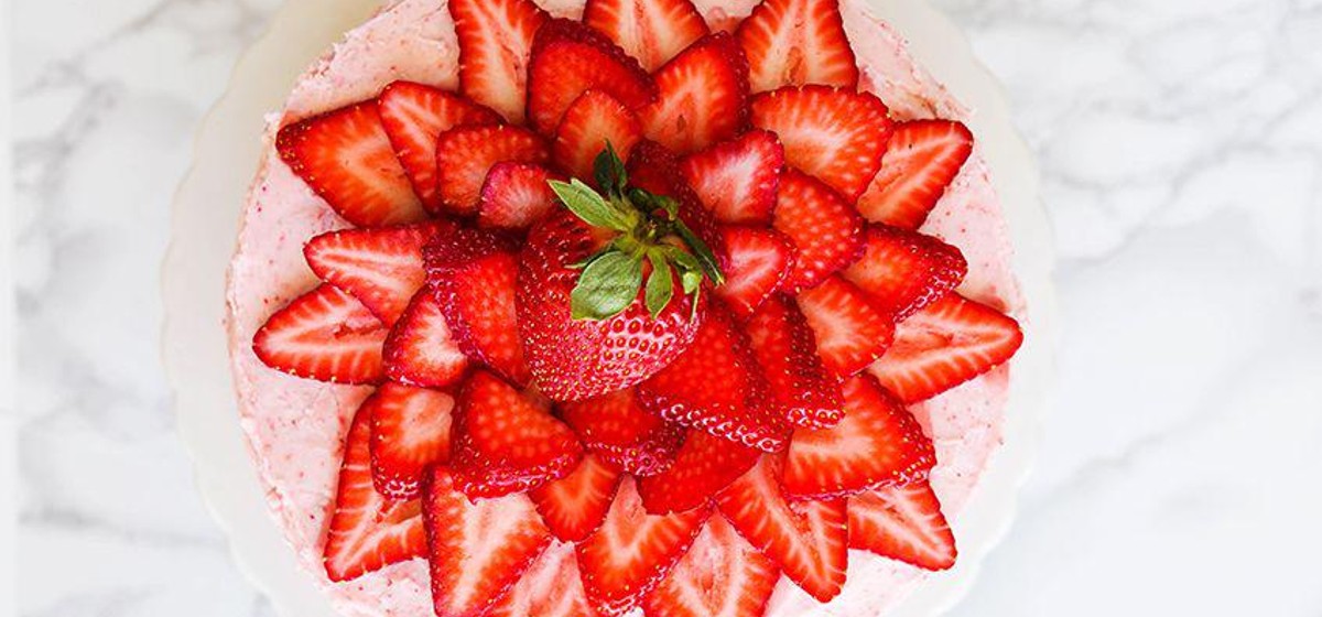 Strawberry Layer Cake with Strawberry Frosting Recipe | SideChef