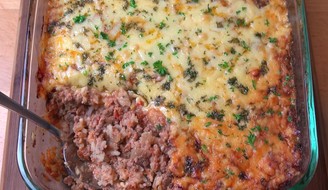 Bolognese Rice Bake Recipe | SideChef
