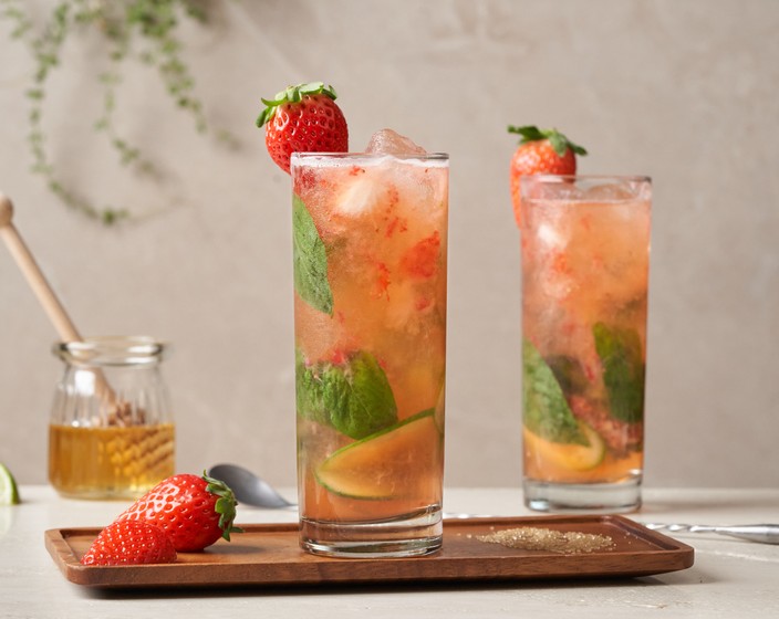 Strawberry Ginger Mocktail Recipe | SideChef