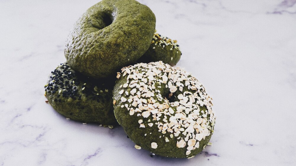 Maple Matcha Bagels Recipe | SideChef