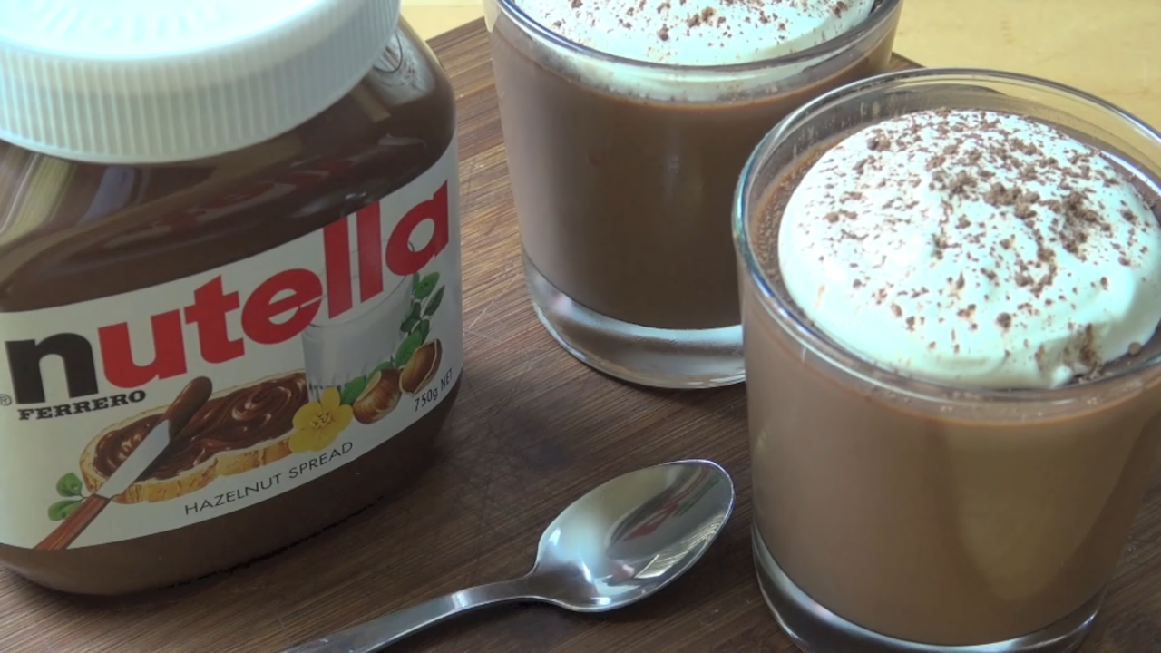 Nutella Dessert Cups Recipe | SideChef
