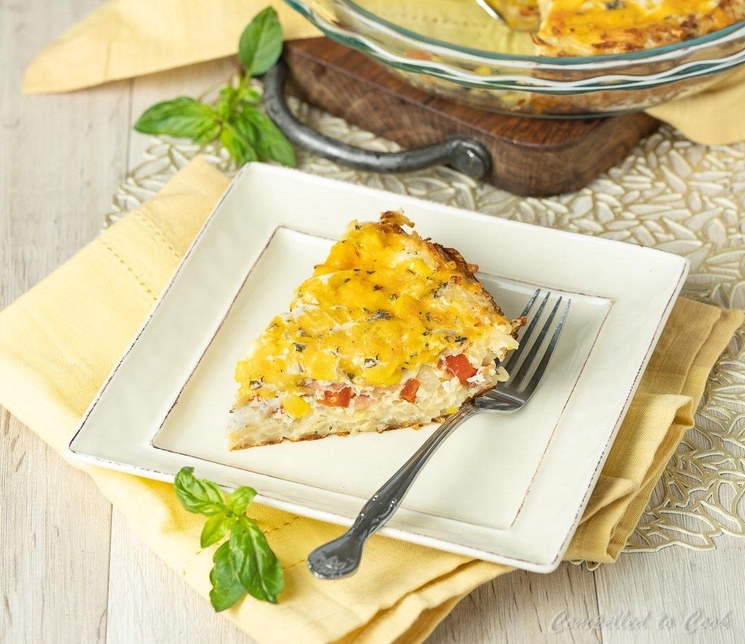 Corn and Bacon Quiche Recipe | SideChef