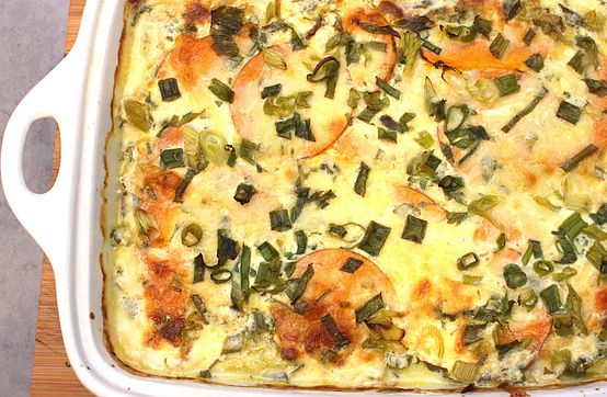 Quick Creamy Chicken and Sweet Potato Bake Recipe | SideChef