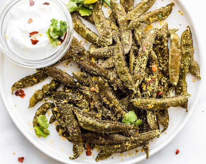 Homemade Snap Pea Chips Recipe | SideChef