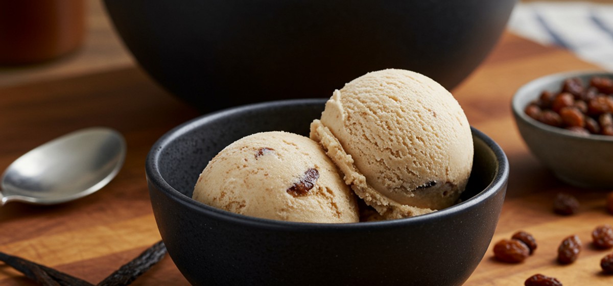 Rum and Raisin Ice Cream Recipe | SideChef