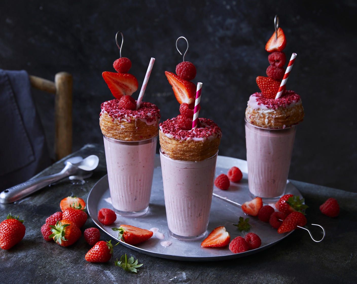 Summer berry ice cream milkshake | M&S