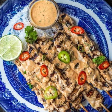 Vegan Mushroom Satay Skewers Recipe | SideChef