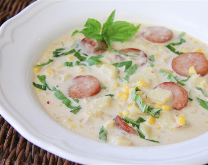 Corn Chowder with Sausage Recipe | SideChef