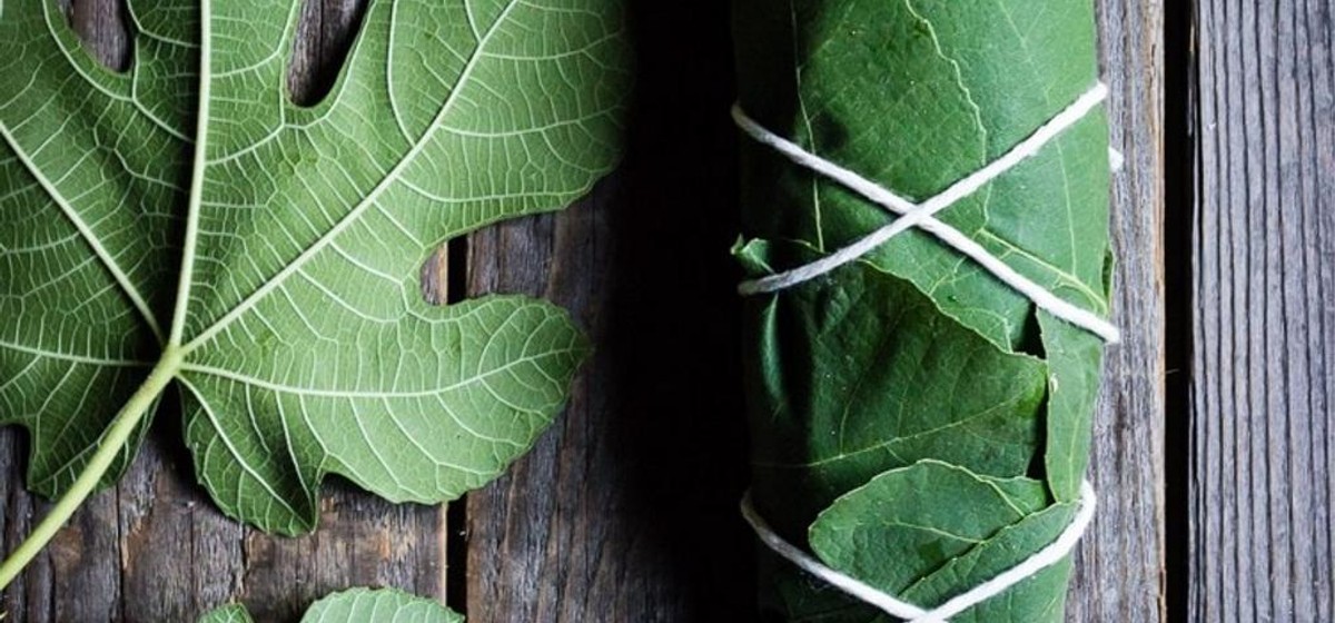 Fig Leaf Wrapped Grilled Fish Recipe | SideChef