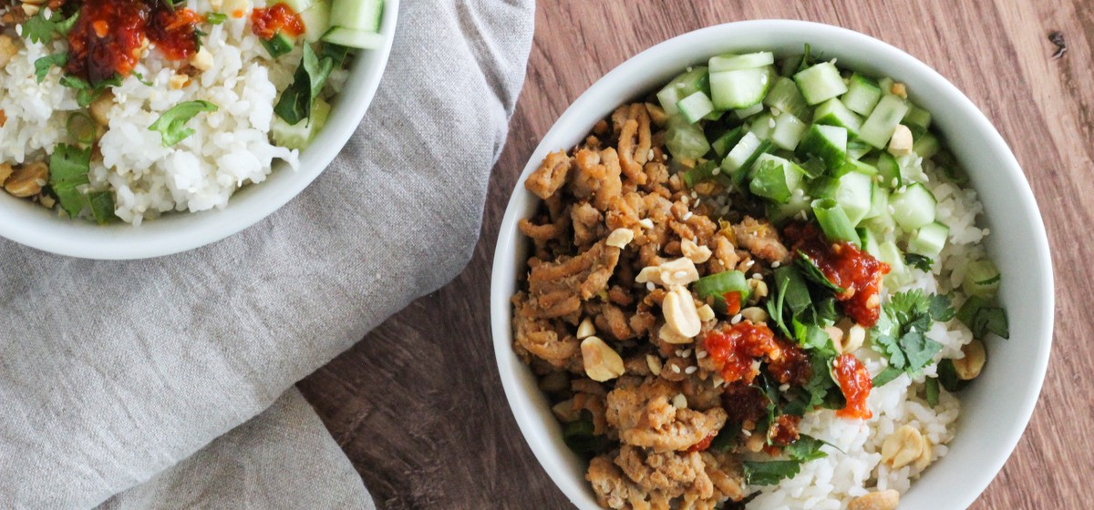 Sweet And Spicy Chicken Rice Bowls Recipe Sidechef