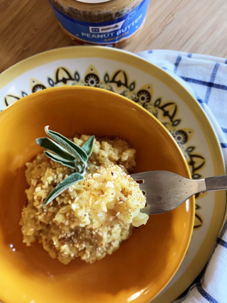 Vegan Peanut Butter Risotto Recipe | SideChef