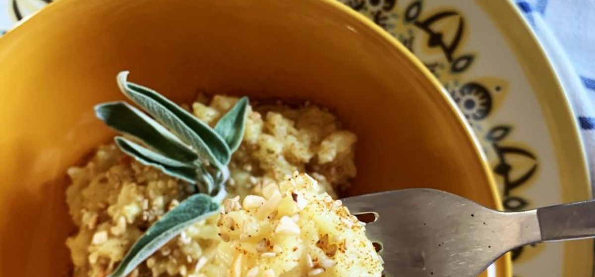 Vegan Peanut Butter Risotto Recipe | SideChef