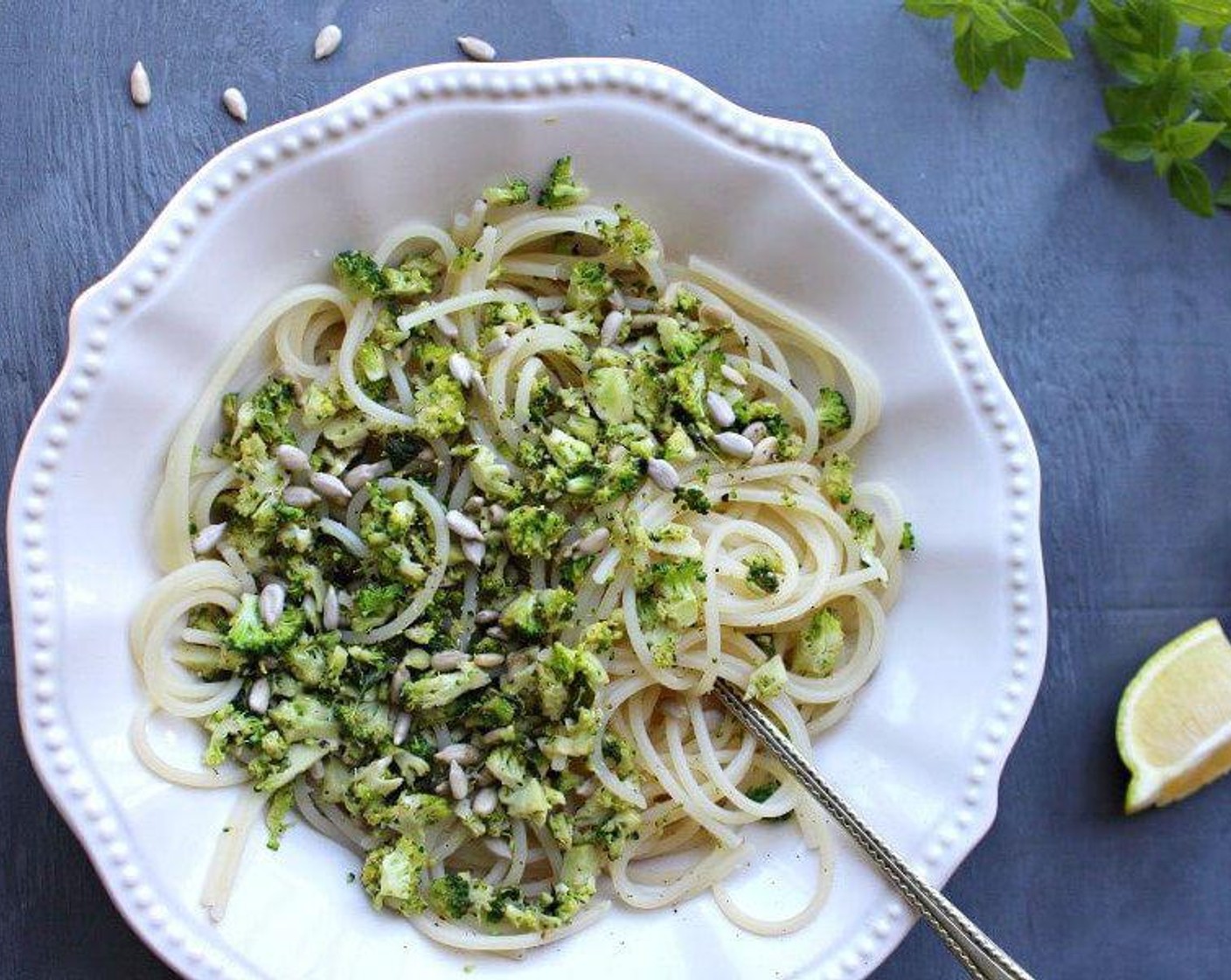 Lemon Basil Broccoli Spaghetti - SideChef