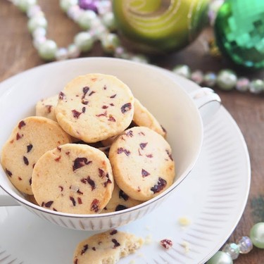 Cranberry Lemon Shortbread Recipe | SideChef