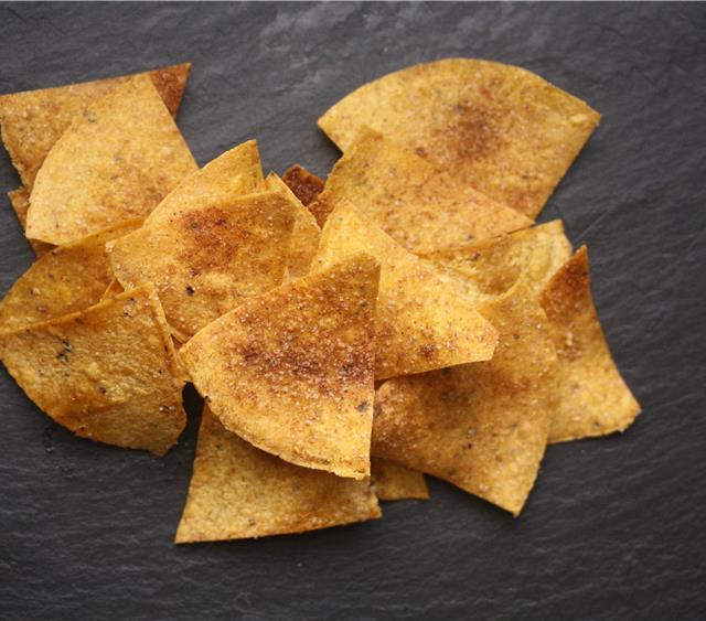 Sweet & Savory Baked Tortilla Chips Recipe | SideChef