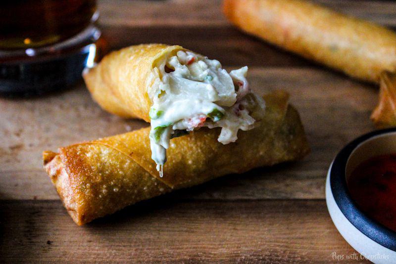Crab and Cheese Spring Rolls Recipe | SideChef