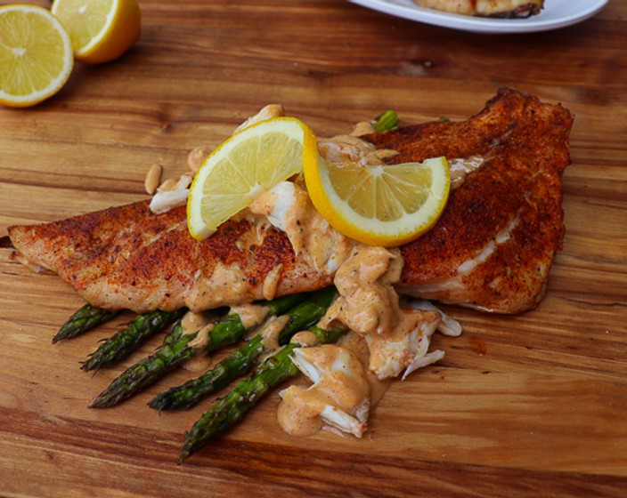 Grilled Red Snapper with Cajun Cream Sauce Recipe | SideChef