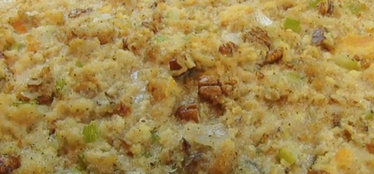 Pecan-Sage Cornbread Dressing Recipe | SideChef