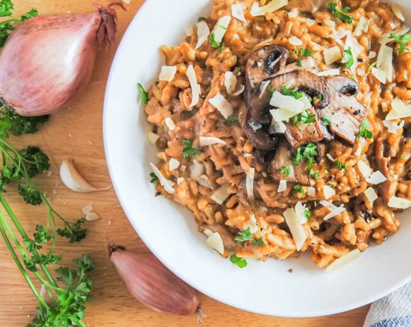 Gourmet Truffle Mushroom Risotto Recipe | SideChef