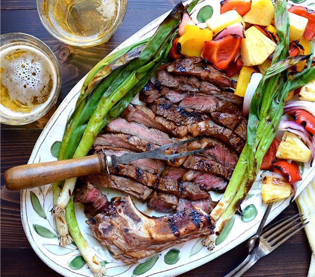 Easy Marinated Rib Eye and Veg Recipe | SideChef