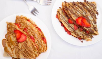 Amazing Strawberry Nutella & Biscoff Crepes Recipe | SideChef