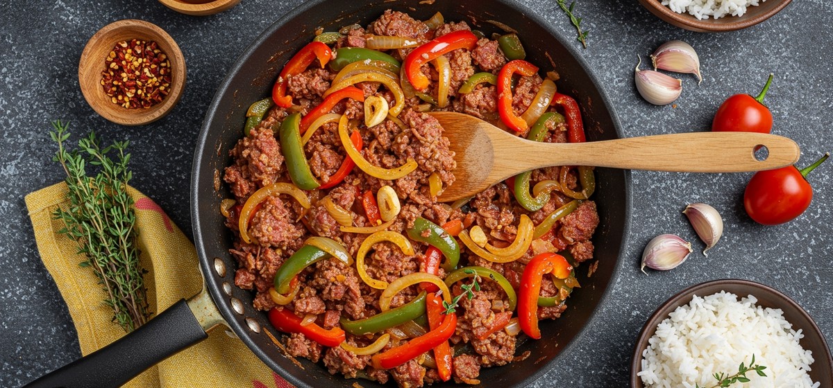 Caribbean-Style Spicy Corned Beef with Onions Recipe | SideChef