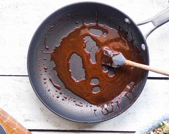 Roasted Balsamic Chicken Risotto Recipe | SideChef