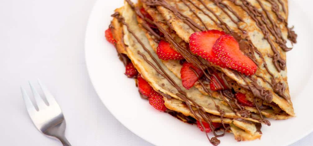 Amazing Strawberry Nutella & Biscoff Crepes Recipe | SideChef