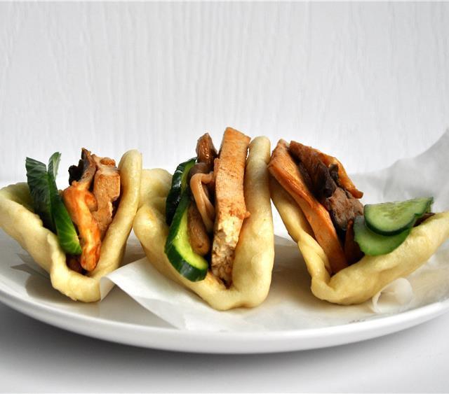 Tofu and Mushroom Steamed Buns (Bao) Recipe | SideChef
