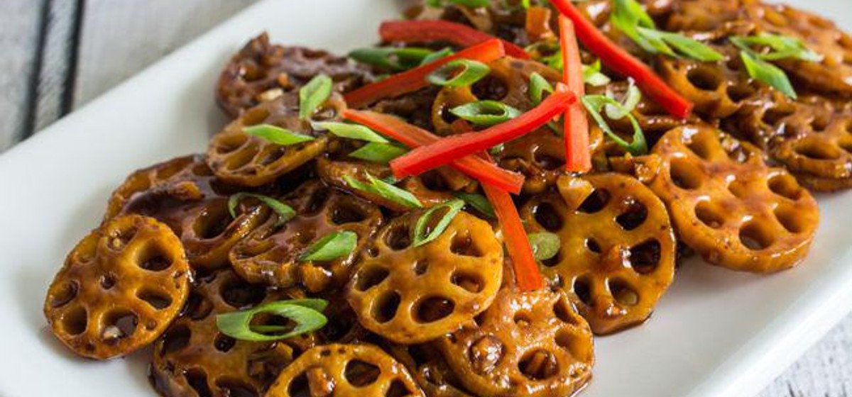 Stir Fried Lotus Root In Garlic Sauce Recipe SideChef Stir Fried Lotus Root In Garlic Sauce Recipe SideChef