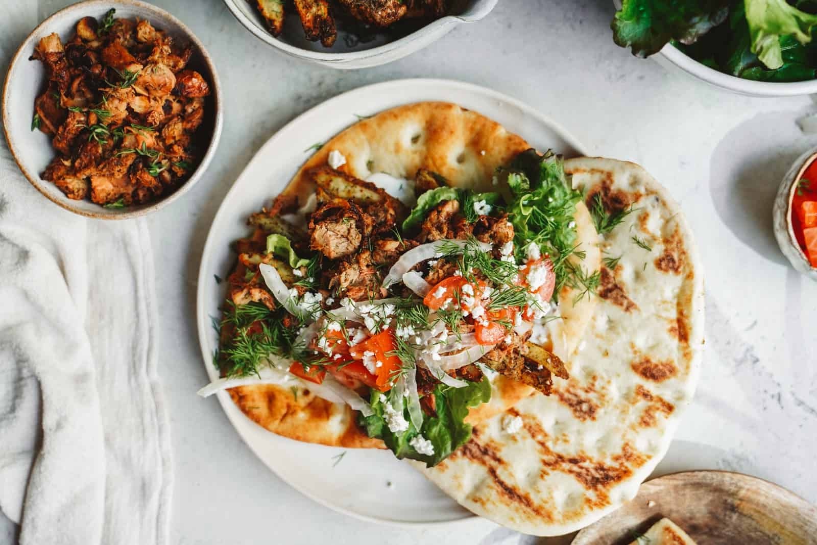 Plant-Based Jackfruit Gyros Recipe | SideChef