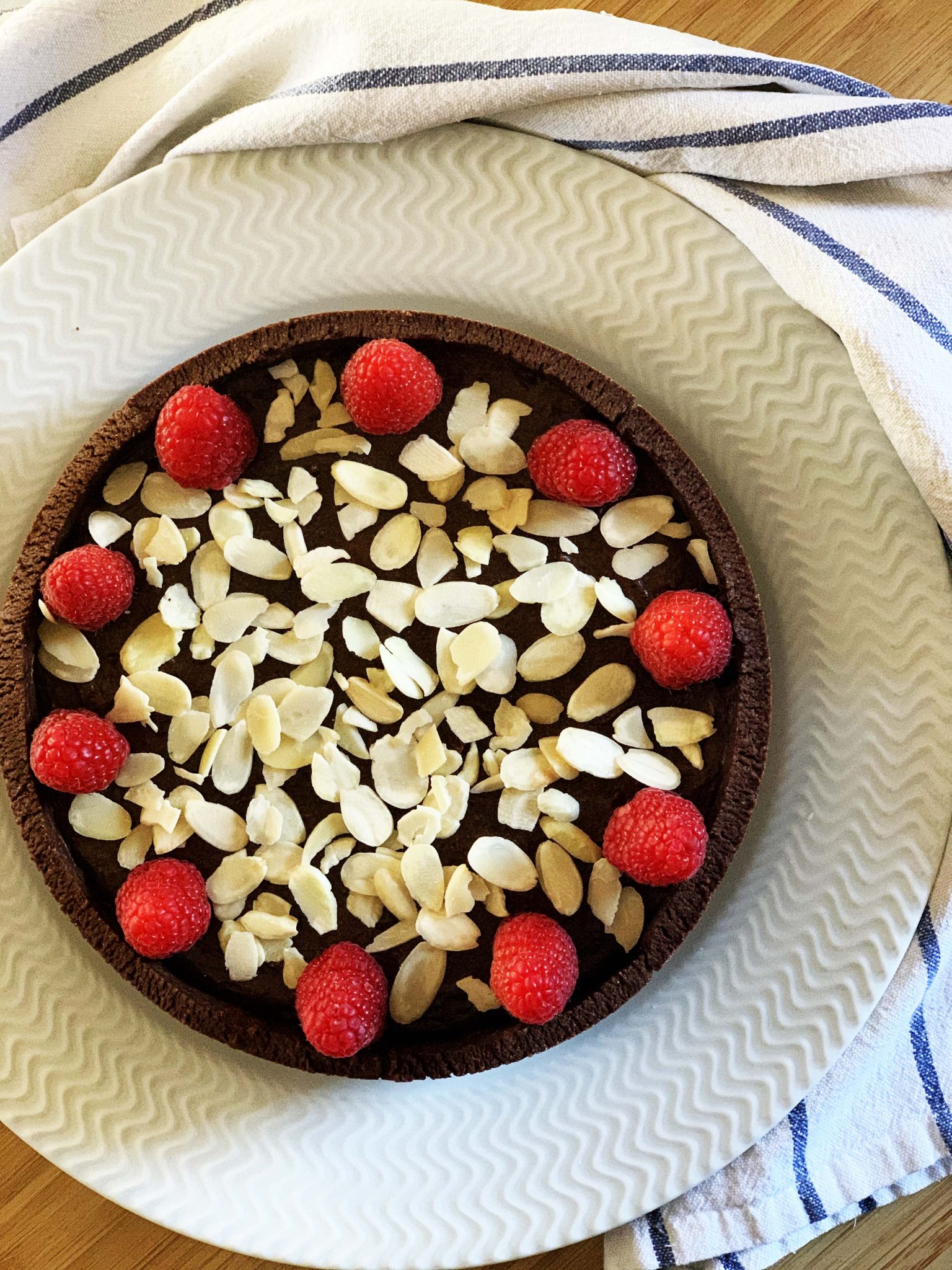 Raspberry Chocolate Pie Recipe | SideChef