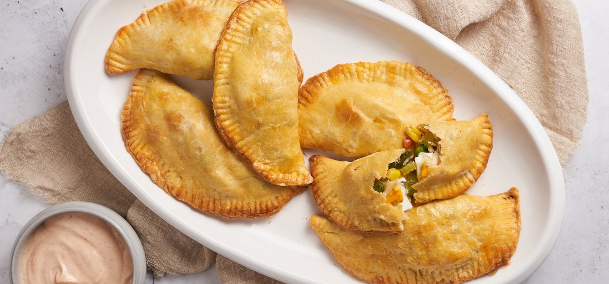 Chicken Empanadas with Mixed Vegetables Recipe | SideChef