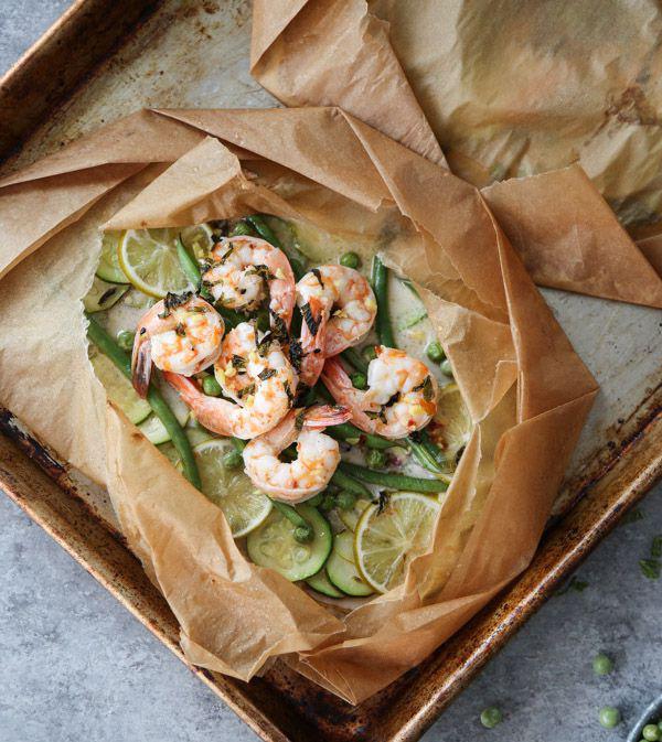 Coconut Lime Shrimp Packets with Veggies Recipe | SideChef
