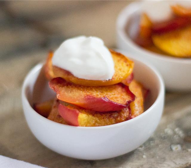 Baked Cinnamon Peaches Recipe | SideChef