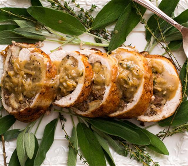 Roasted Turkey Roulade Recipe | SideChef