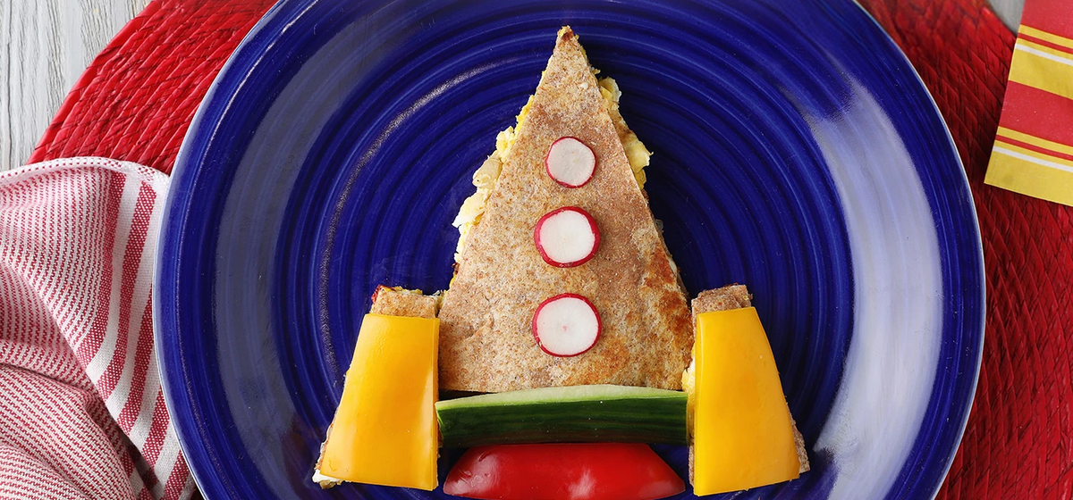 Rocketship Egg Quesadilla Recipe | SideChef