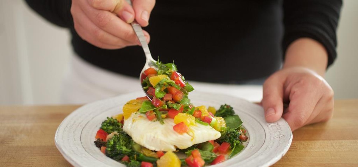 Mediterranean Citrus Poached Halibut Recipe | SideChef