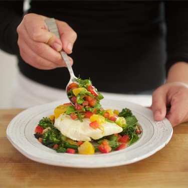 Mediterranean Citrus Poached Halibut Recipe | SideChef