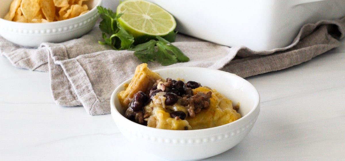 Zesty Beef Taco Casserole Recipe | SideChef