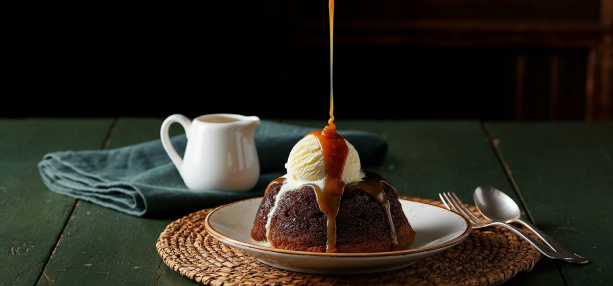 Sticky Toffee Pudding with Toffee Sauce Recipe | SideChef