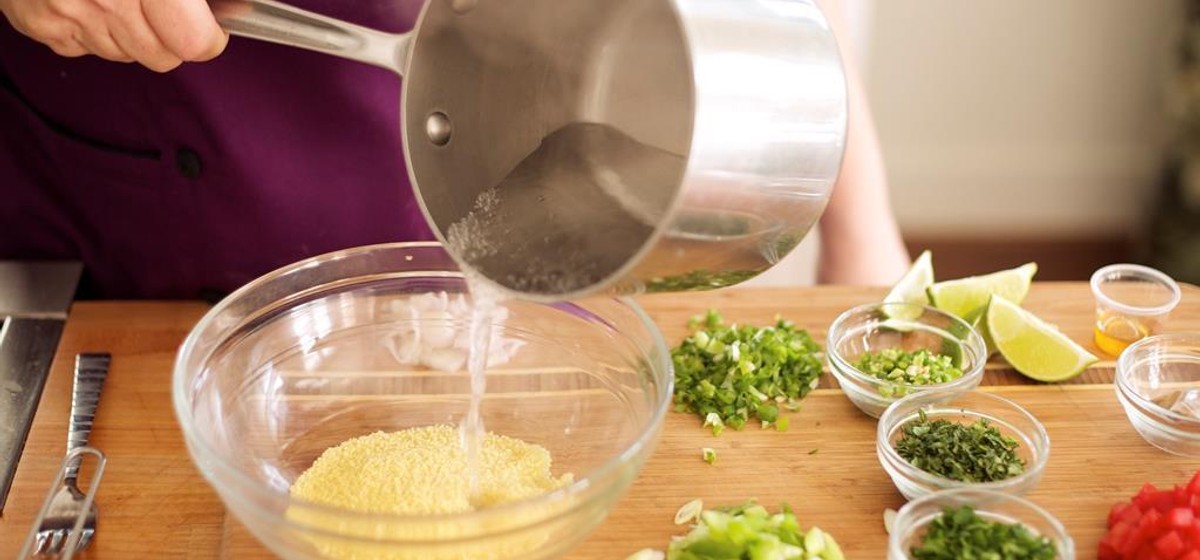 North African Spiced Cod with Herbed Couscous Recipe | SideChef