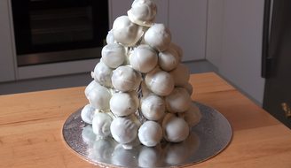 White Chocolate Christmas Truffle Tower Recipe | SideChef
