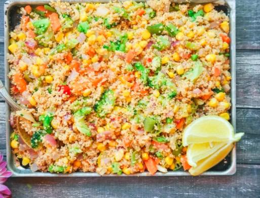 Chipotle Roasted Vegetable Couscous Recipe | SideChef